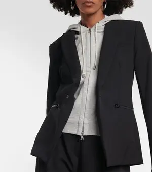Veronica Beard Scuba Dickey Hooded Jacket