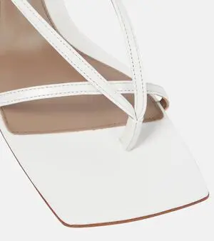 Bottega Veneta Stretch Leather Sandals - White