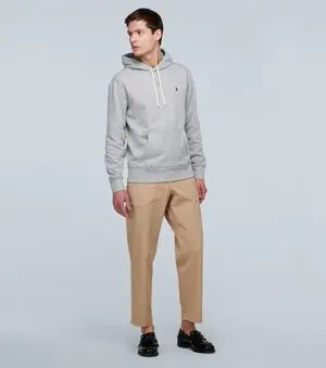 Polo Ralph Lauren Hooded Sweatshirt With Logo - Grey