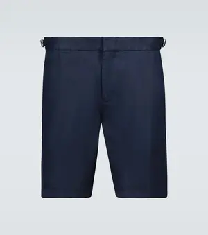 Orlebar Brown Norwich Slim-fit Linen Shorts - Blue
