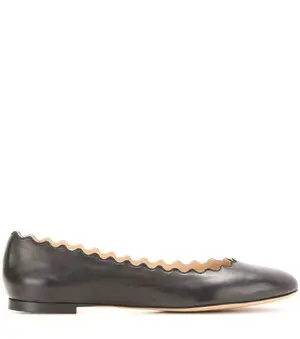 Chloé Lauren Leather Ballet Flats