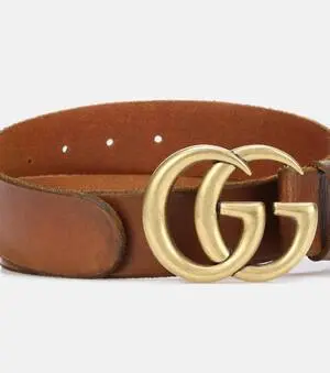 Gucci Gg Leather Belt