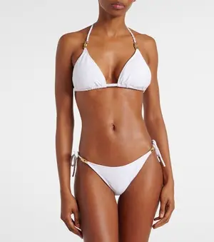 Heidi Klein Core Triangle Bikini Top - White