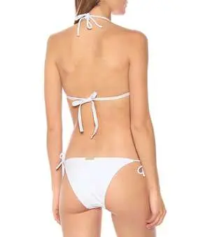 Heidi Klein Core Triangle Bikini Top - White