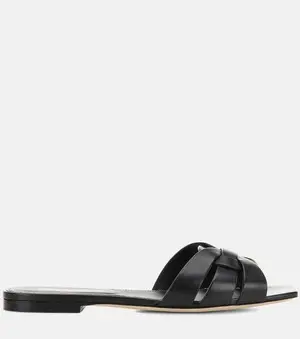 Saint Laurent Tribute Nu Pieds 05 Leather Sandals