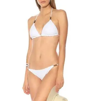 Heidi Klein Core Tie-side Bikini Bottom - White