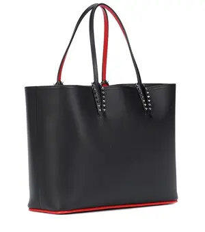 CHRISTIAN LOUBOUTIN Cabata Leather Tote - Black
