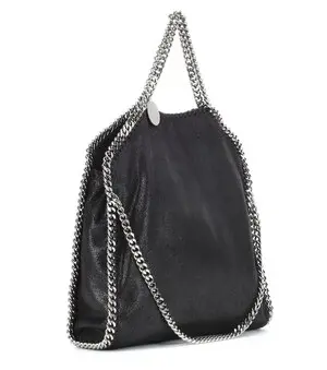 Stella McCartney Falabella Fold Over Small Tote - Black