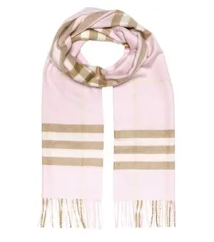 Burberry Check Cashmere Scarf