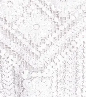 Isabel Marant Zainos Crochet Cotton Blouse