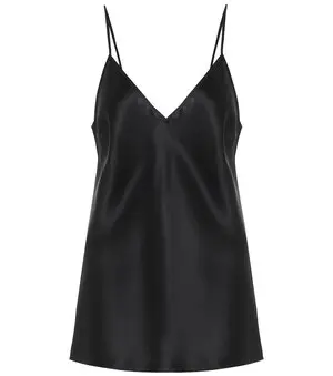 JOSEPH Silk-satin Camisole - Black