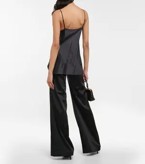 JOSEPH Silk-satin Camisole - Black
