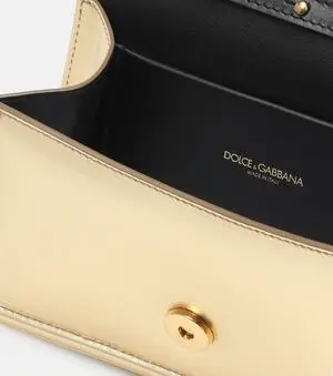 Dolce & Gabbana Devotion Leather Shoulder Bag