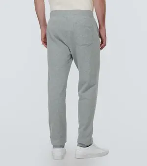 Sunspel Cotton Loopback Sweatpants - Grey
