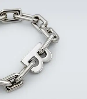 Balenciaga B Chain Bracelet - Silver