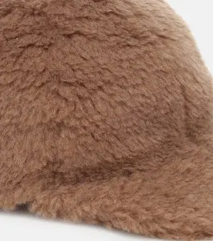 Max Mara Camel Hair And Silk Baseball Cap - Brown