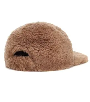 Max Mara Camel Hair And Silk Baseball Cap