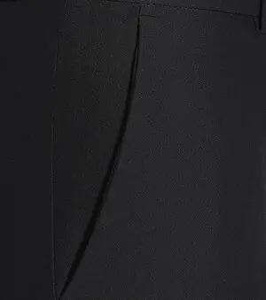 Alexander McQueen Mid-rise Flared Pants - Black