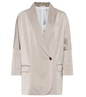 Brunello Cucinelli Satin Blazer