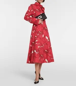ROGER VIVIER Evening Envelope Satin Clutch
