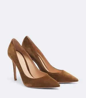 GIANVITO ROSSI GIANVITO ROSSI 105 Suede Pumps Beige