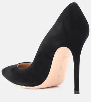 GIANVITO ROSSI 105 Suede Pumps