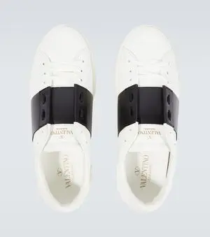 Valentino Garavani Open Leather Sneakers - Multicoloured