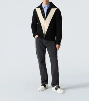 Valentino Garavani Open Leather Sneakers - White