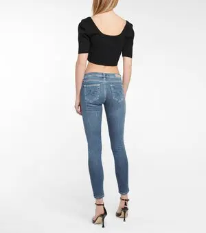 Ag The Legging Mid-rise Skinny Jeans