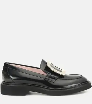 ROGER VIVIER Viv' Rangers Loafers - Black
