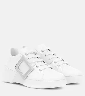 ROGER VIVIER Leather Sneakers - White