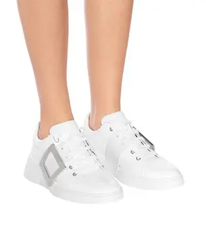 ROGER VIVIER Viv Skate Sneakers - White