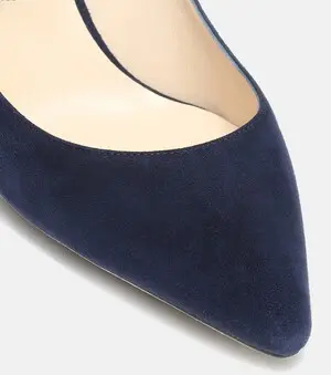 JIMMY CHOO Romy 60 Suede Pumps - Blue