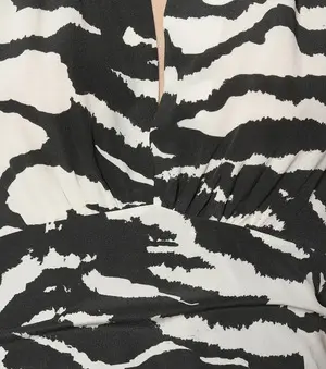 Isabel Marant Étoile Farah Animal-print Minidress - Black