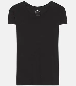 Women's Velvet By Graham & Spencer Black T-shirts