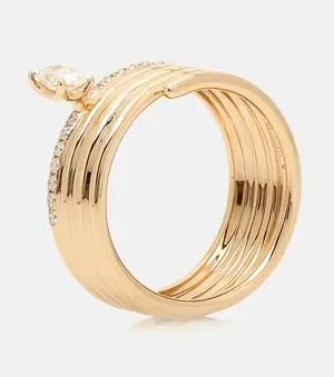 REPOSSI Blast 18kt Rose Ring With Diamonds