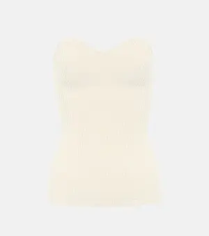 Khaite-Khaite Lucie Ribbed-knit Top