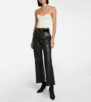 Khaite-Khaite Lucie Ribbed-knit Top