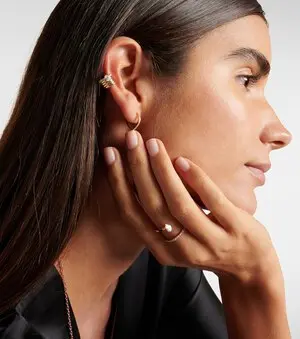 REPOSSI Blast 18kt Rose Diamond Ear Cuff