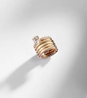 REPOSSI Blast 18kt Rose Diamond Ear Cuff
