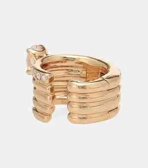 REPOSSI Blast 18kt Rose- Ear Cuff With Diamonds