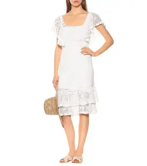 Anna Kosturova Florence Crochet Cotton Dress