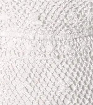 Anna Kosturova Florence Crochet Cotton Dress