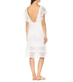 Anna Kosturova Florence Crochet Cotton Dress