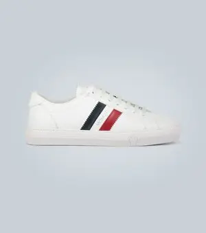 Moncler Monaco Leather Sneakers - White