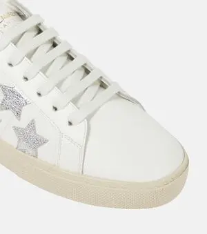 Saint Laurent Sl/06 Court Classic Leather Sneakers