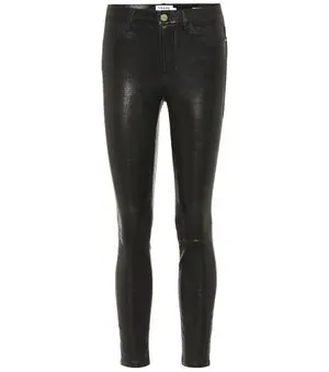 FRAME Le High Skinny Leather Pants