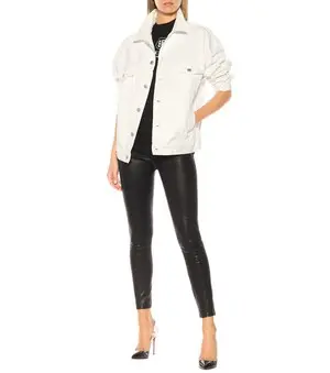 FRAME Le High Skinny Leather Pants