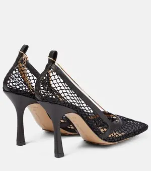 Bottega Veneta Stretch Leather-trimmed Pumps