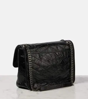 Saint Laurent Niki Medium Leather Shoulder Bag